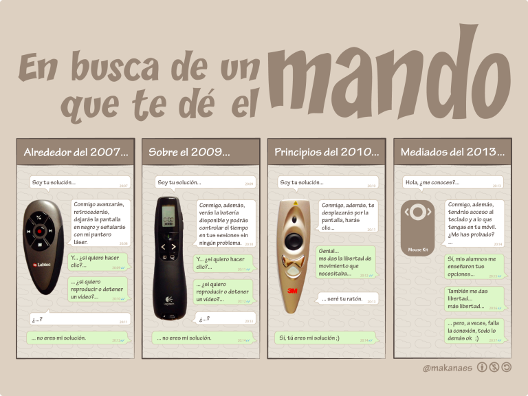 Buscando un mando que dé el mando… | Aprendiendo en la nube